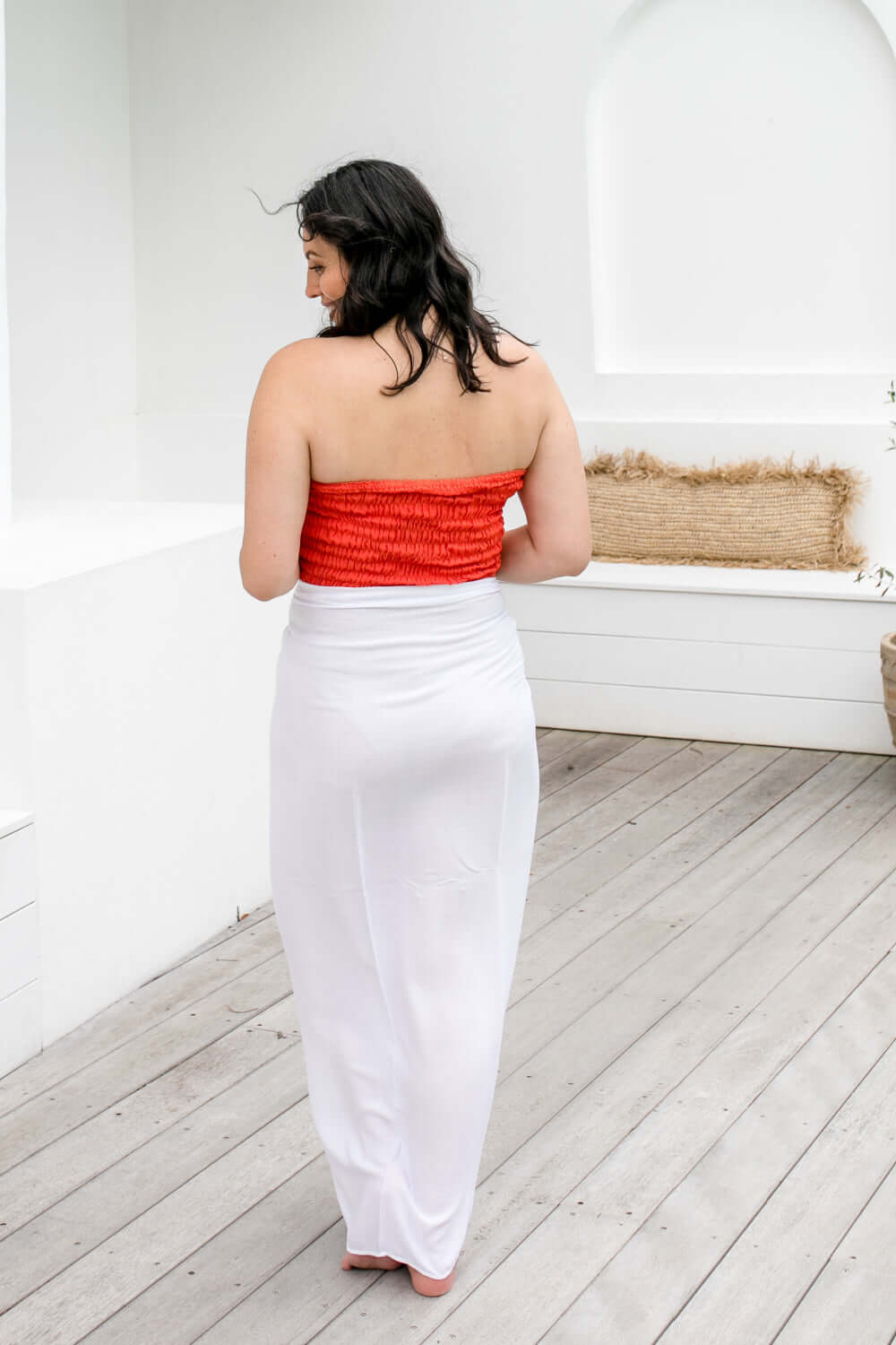 White Beach Sarong - Mens and Womens - Holley Day