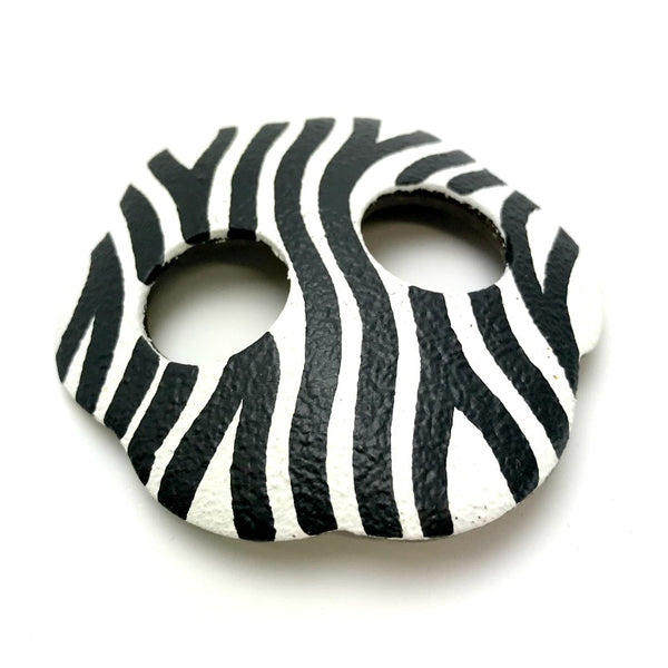Hand Painted Zebra Sarong Buckles - Holley Day